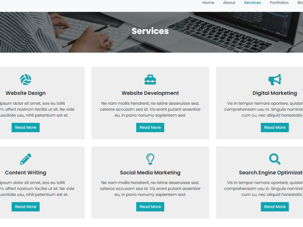 Fully responsive and dynamically customizable portfolio website | Upwork