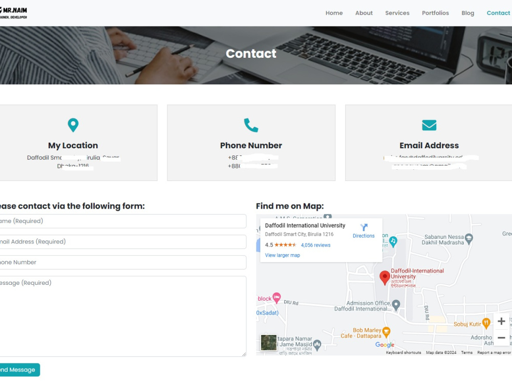 Fully responsive and dynamically customizable portfolio website | Upwork