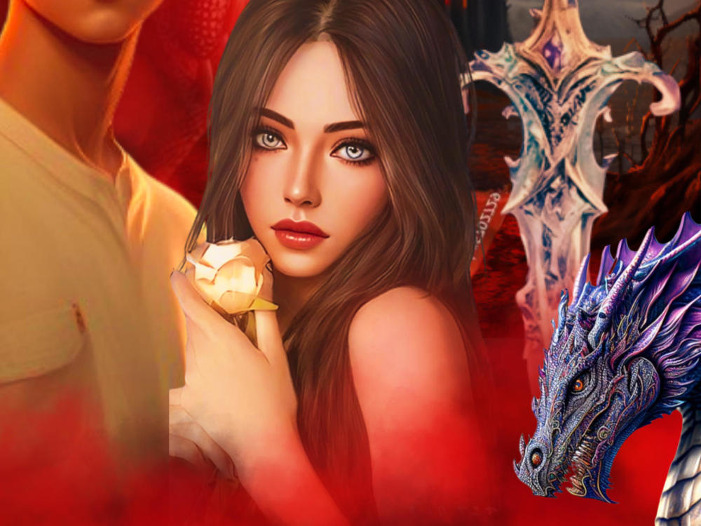 An authentic and beautiful cover design for your dragon related fantasybook | Upwork