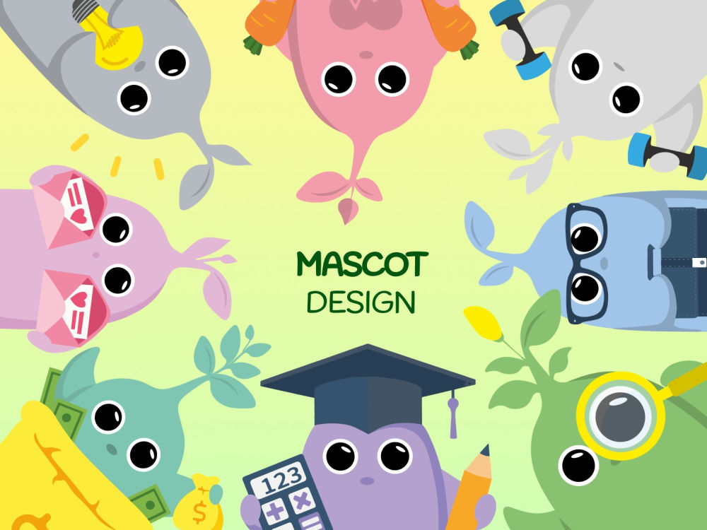 2D character design, cartoon logo and mascot | Upwork