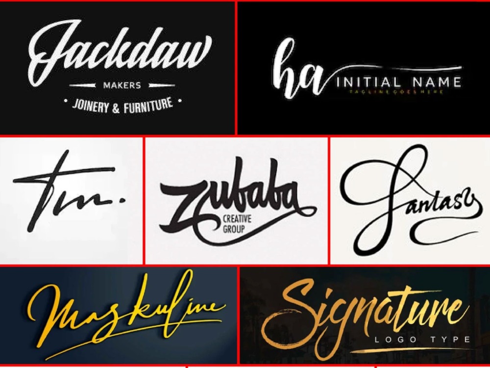 Design hand drawn signature logo, scripted, autograph or cursive | Upwork