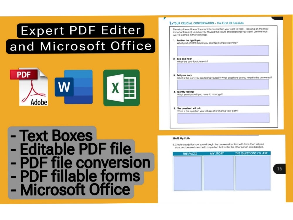 Editable pdf form, text editing in pdf, pdf editing | Upwork