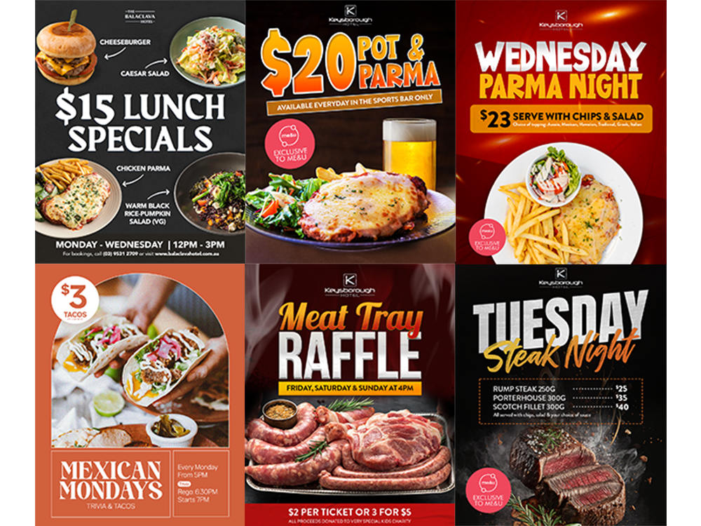 An elegant restaurant posters design | Upwork