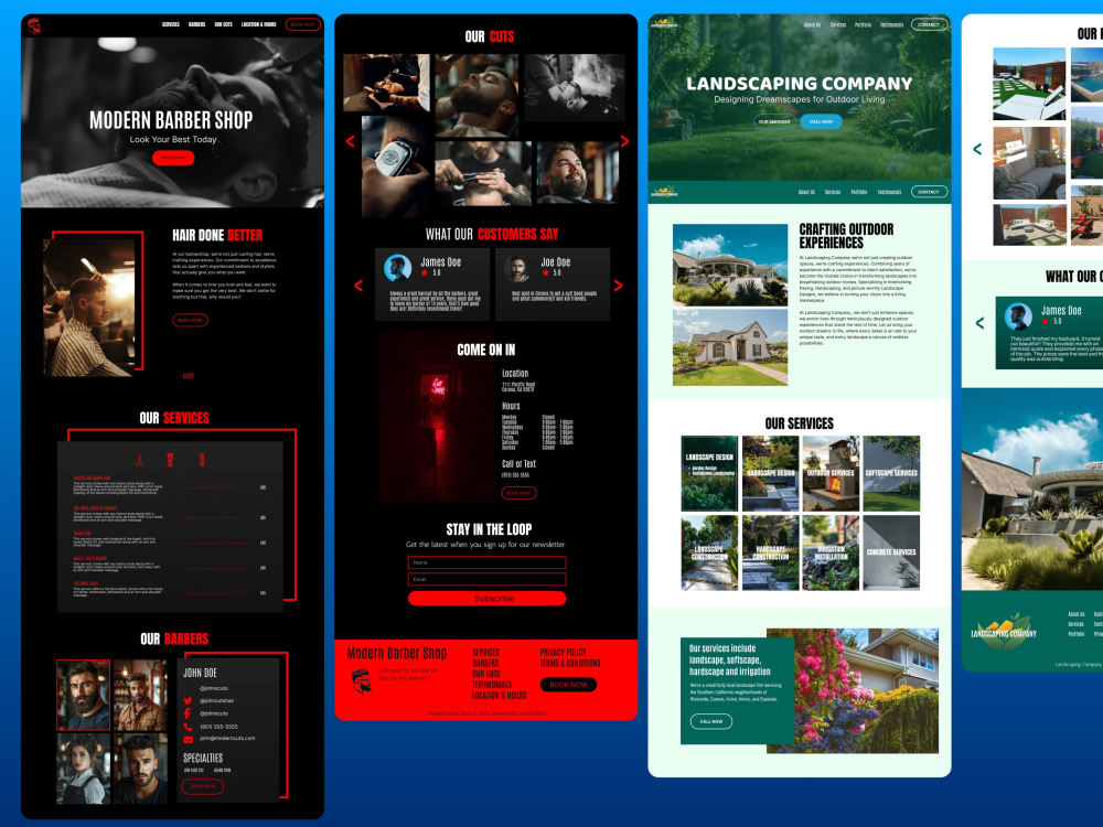 A modern figma UI UX website design | Upwork