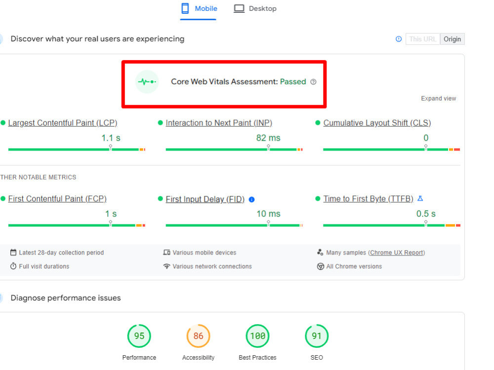 Core Web Vitals improved for the WordPress Website LCP, CLS improvements et | Upwork