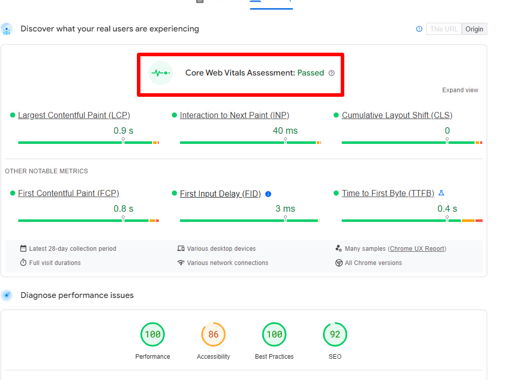 Core Web Vitals improved for the WordPress Website LCP, CLS ...