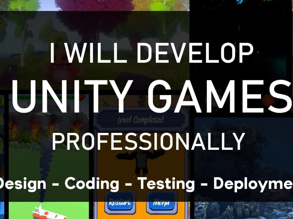 A fantastic unity game professionally | Upwork