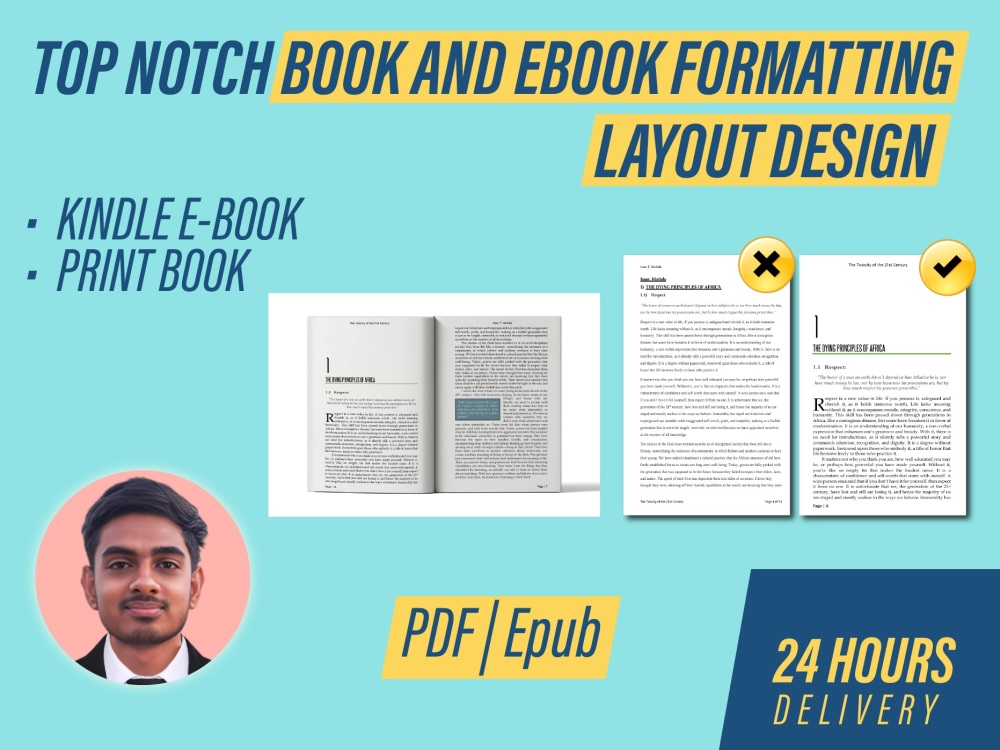 Kindle Formatting,eBook,Book Typesetting,epub,mobi,paperback & Layout ...