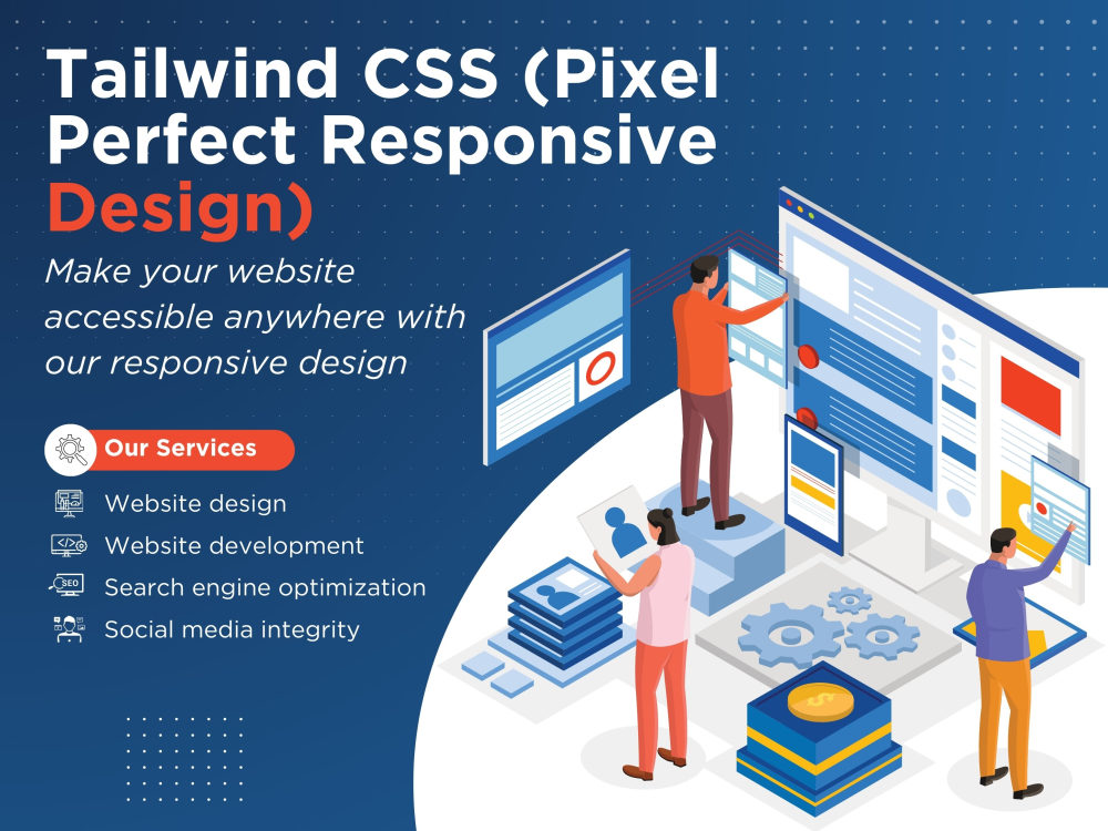Pixel-perfect TailwindCSS and HTML5 conversion | Upwork