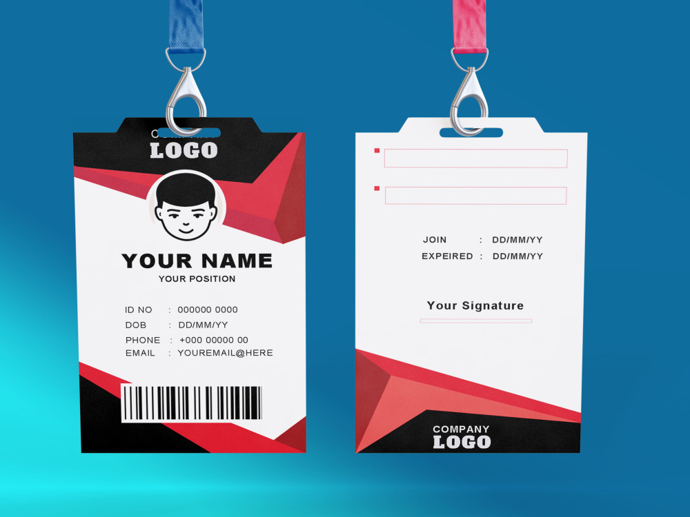 Modern identity card professional identity card | Upwork