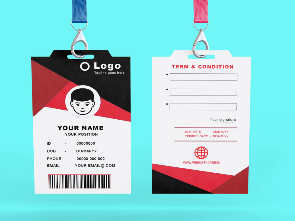 Modern identity card professional identity card | Upwork