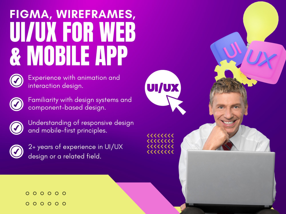 Figma/Wireframe/UI/UX for Website & Mobile apps | Upwork