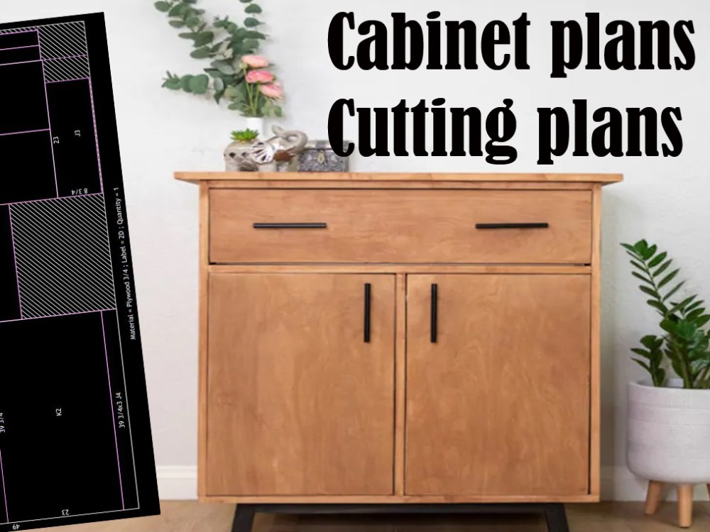 Kitchen cabinet plans and cut list | Upwork