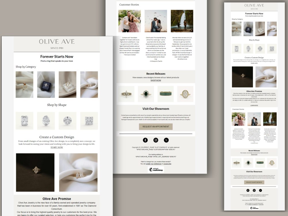 A professional & editable email template design. | Upwork