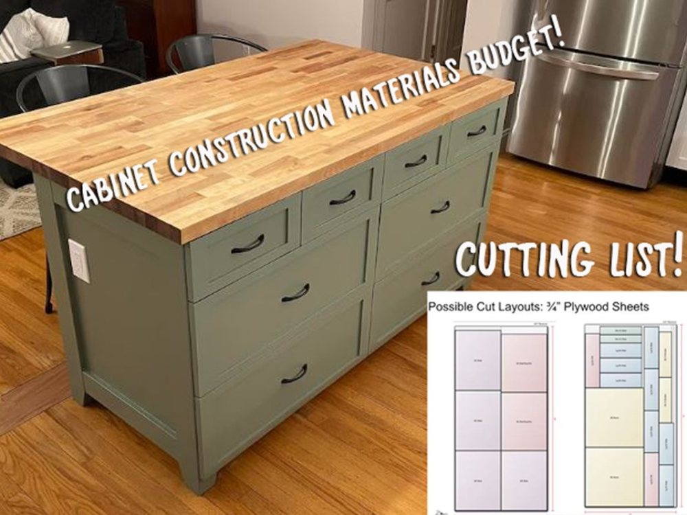 Kitchen cabinet plans and cut list | Upwork