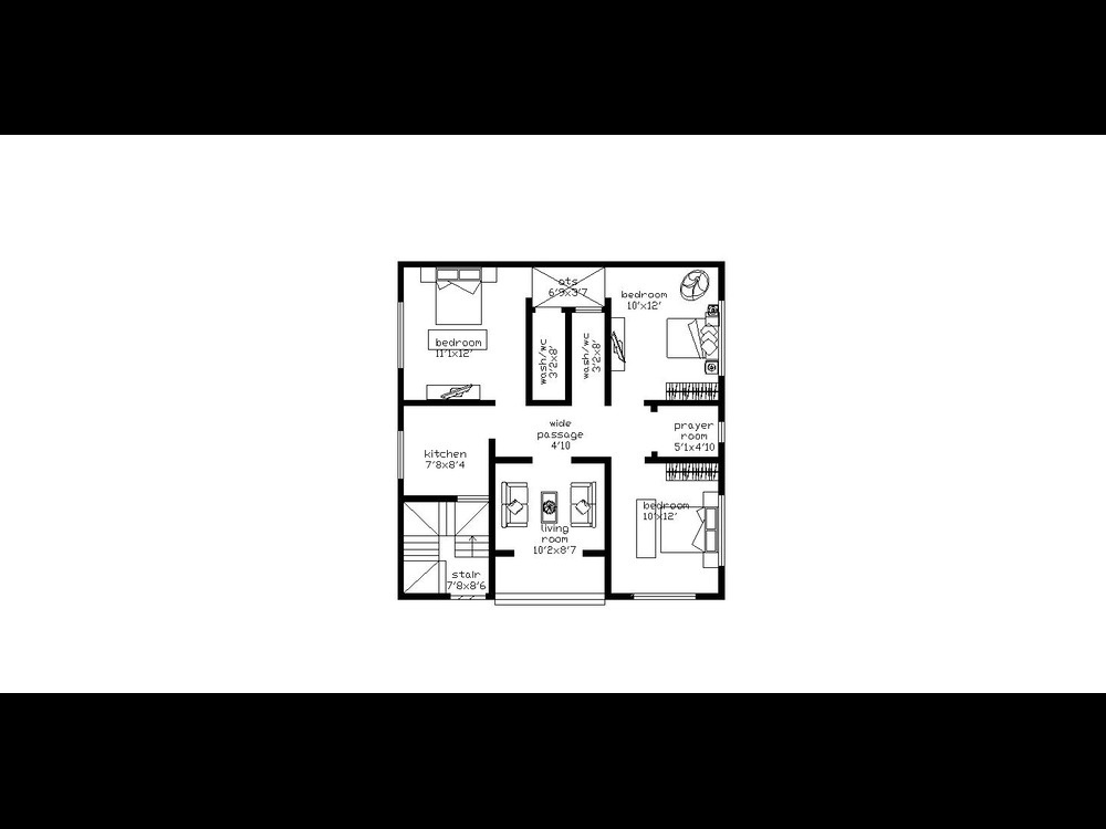 2d floor plan on autocad | Upwork