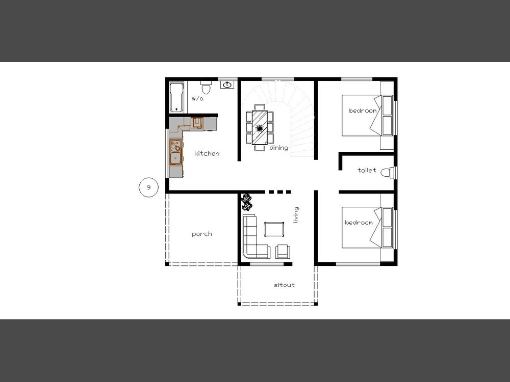 2d floor plan on autocad | Upwork