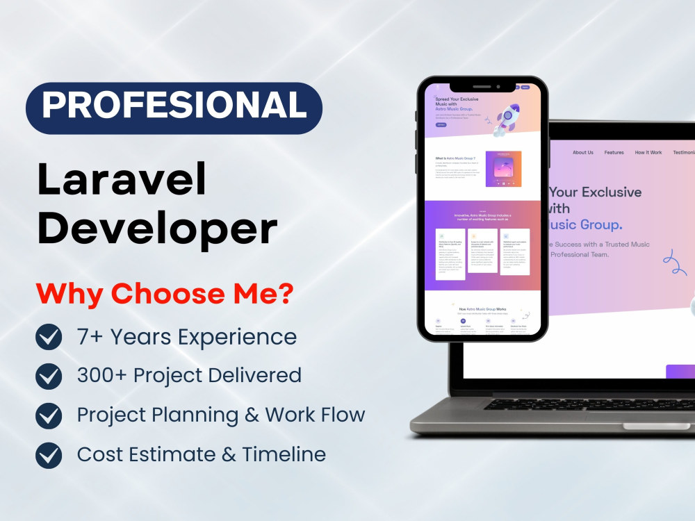 Laravel Developer Expert | Laravel Development | Laravel | Upwork