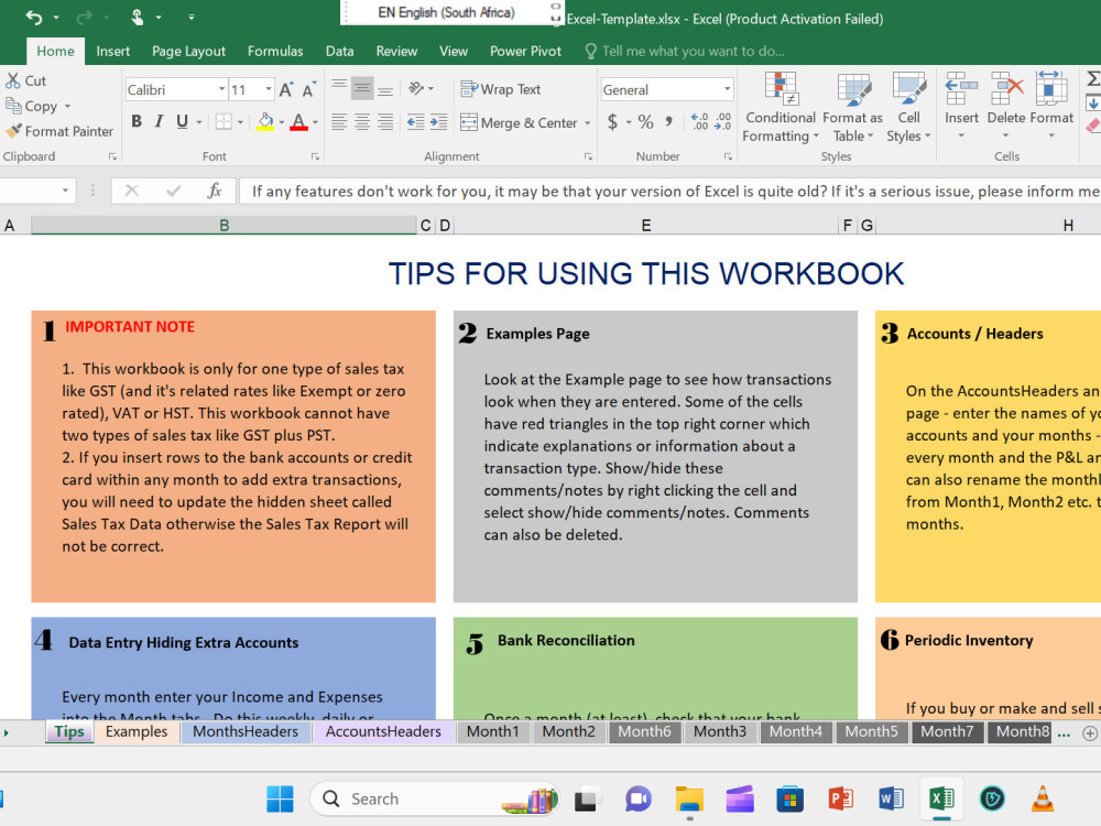 Excel Accounting Templates for Capturing Data, Analyze it and make ...