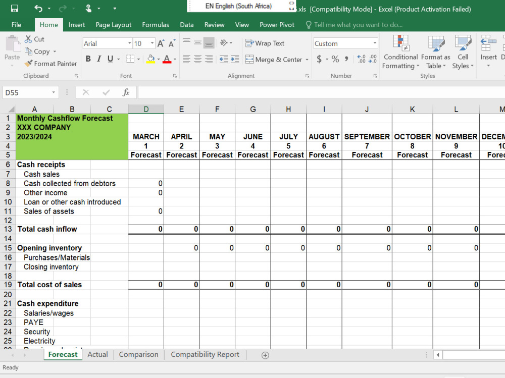 Excel Accounting Templates for Capturing Data, Analyze it and make ...