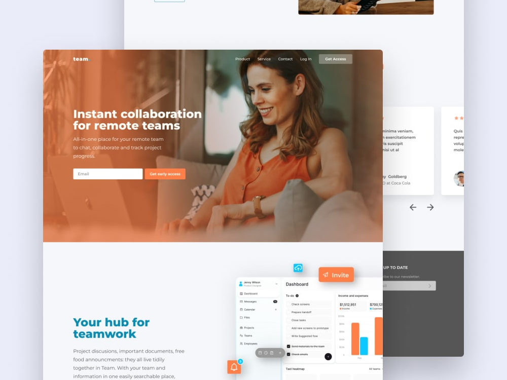 A Marvelous Custom Website Design fully Developed in Webflow | Upwork