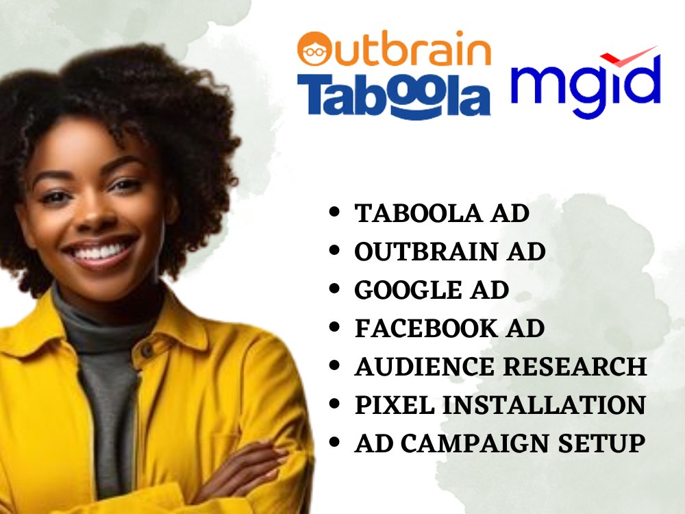 Profitable taboola ads, outbrain ads, google ads, native ads, ppc | Upwork