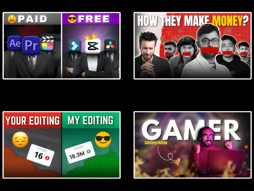 Eye catching and clickable YouTube Thumbnail | Thumbnail Artist | Upwork