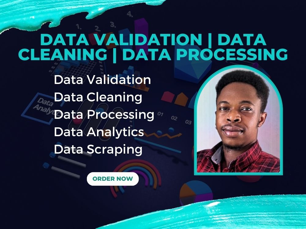 Expertise in data cleaning, updating, validation and processing. | Upwork