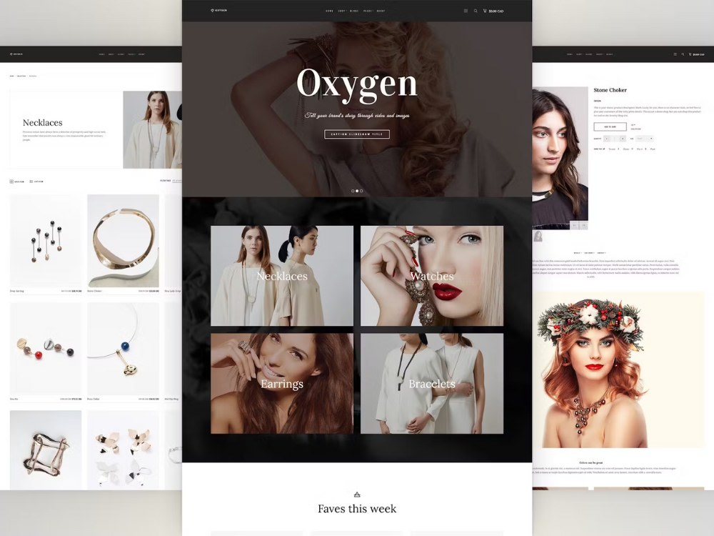 A unique home page for Shopify store and modern landing page design ...