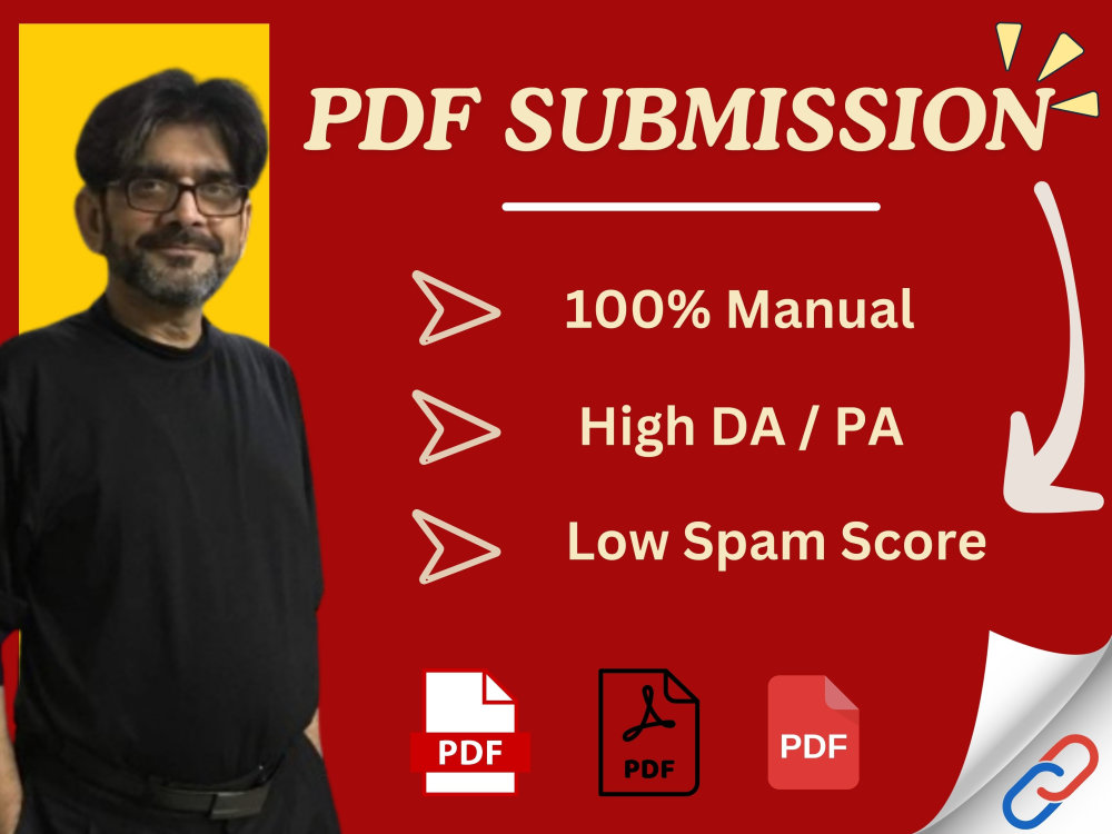 PDF submission to high quality doc sharing sites | Upwork