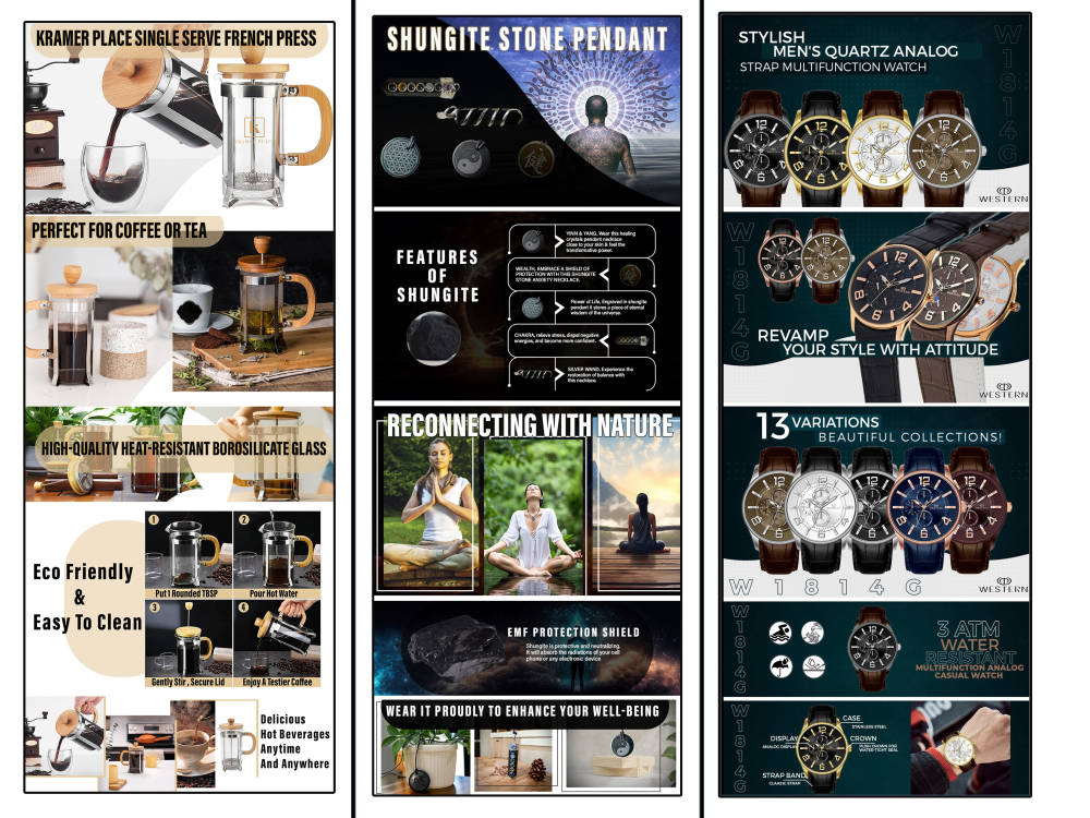 EBC/A+ Content images for your product listing | Upwork