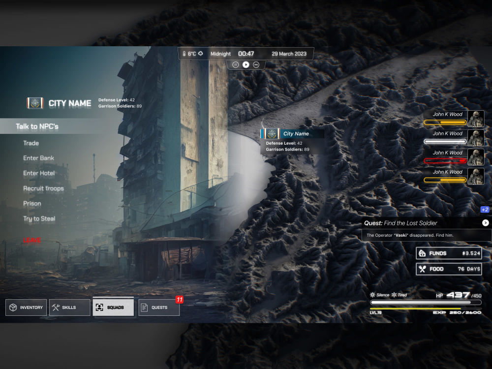 A perfect UI, gui, hud for your game | Upwork
