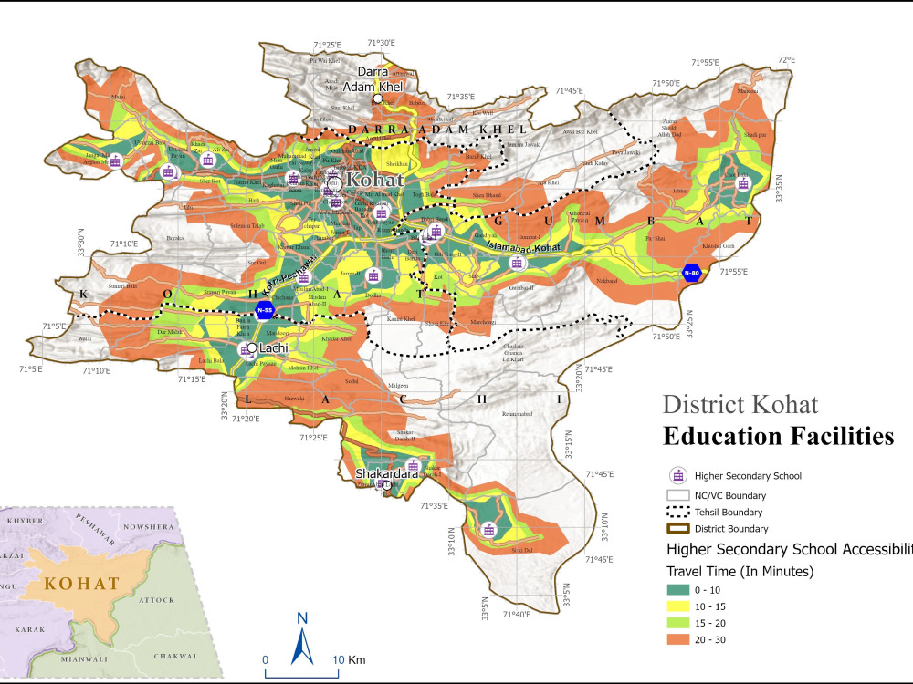 Network Accessibility and Hotspot Analysis using Arc GIS | Upwork