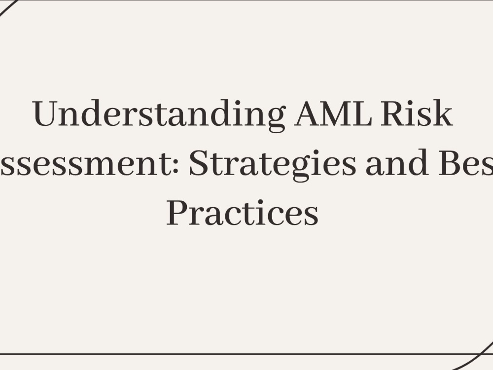 Independent AML Risk Assessment | Upwork