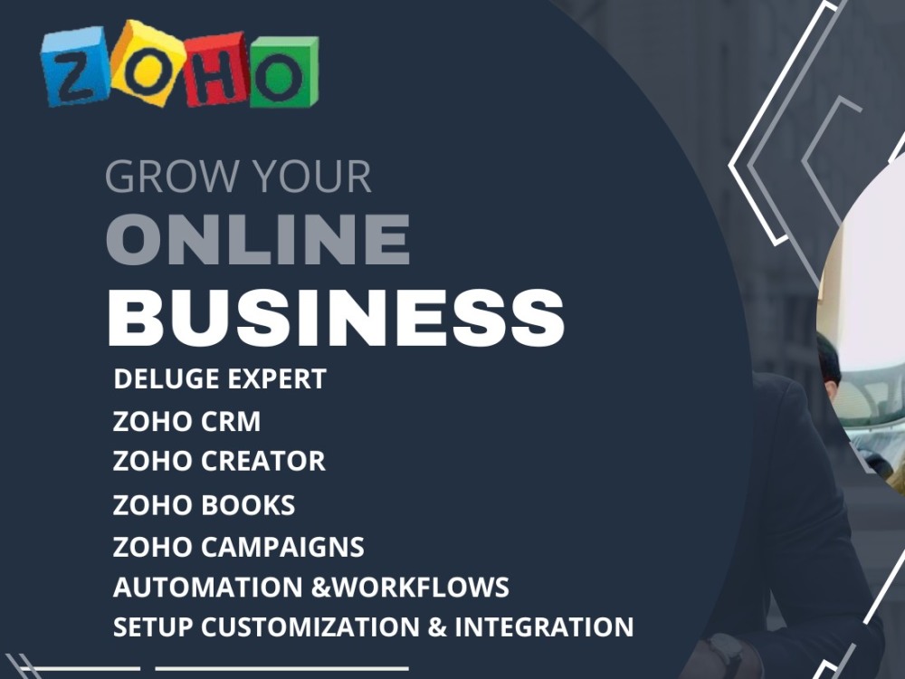 Zoho developer, Deluge expert, Zoho CRM, Zoho Creator, Zoho Books ...