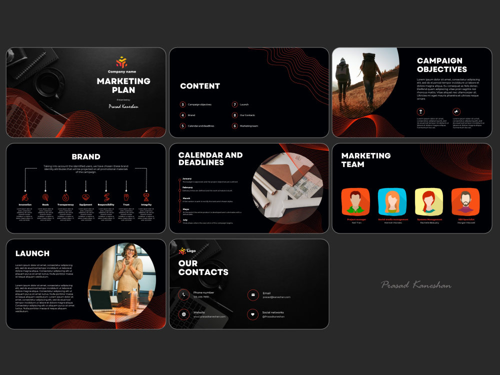 Visually stunning creative presentation design | Upwork