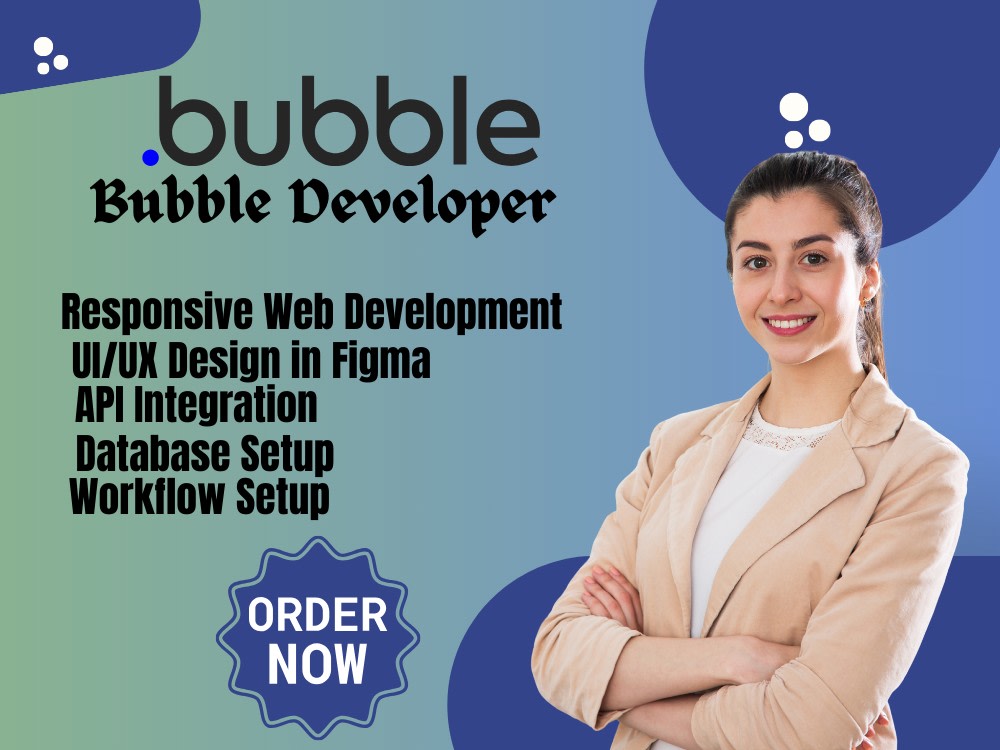 Develop bubble website, bubble, bubble io, bubble app, bubble developer ...