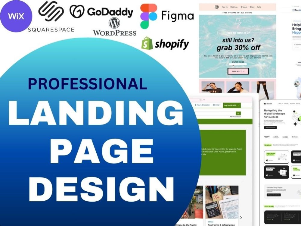 A landing page| landing page design| expert landing page designer | Upwork