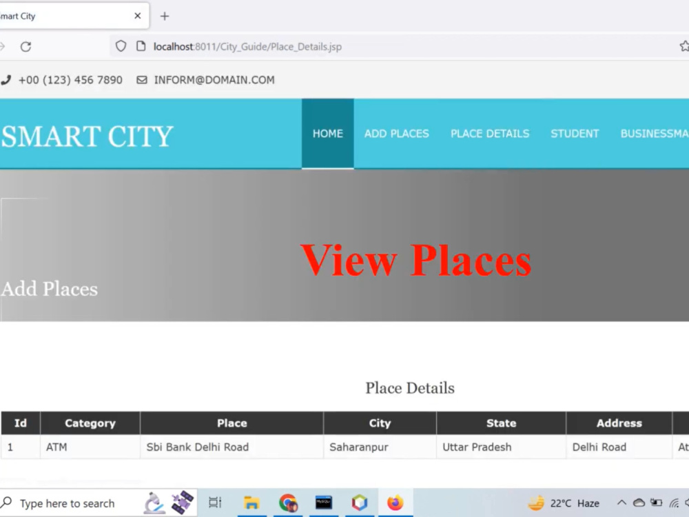 Smart City Service Project in Java | Upwork