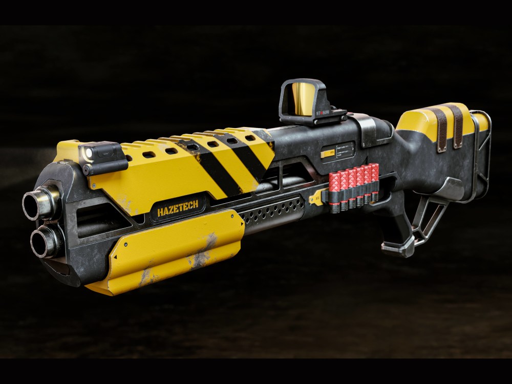A hardsurface 3D model ready for games ( game ready props / game assets ...