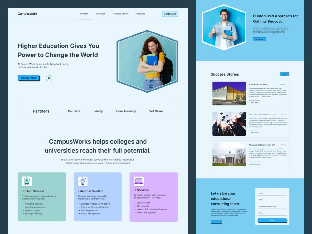 A Figma UI/UX website design with Webflow development fully responsive | Upwork