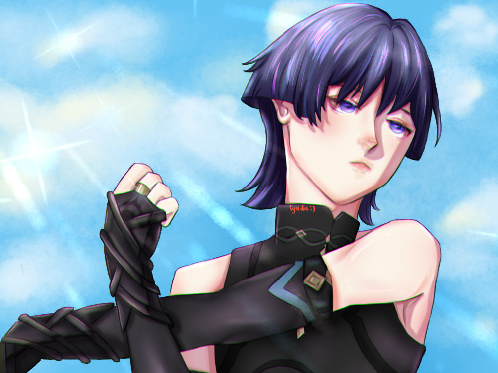 A semi-realistic, anime style illustration | Upwork