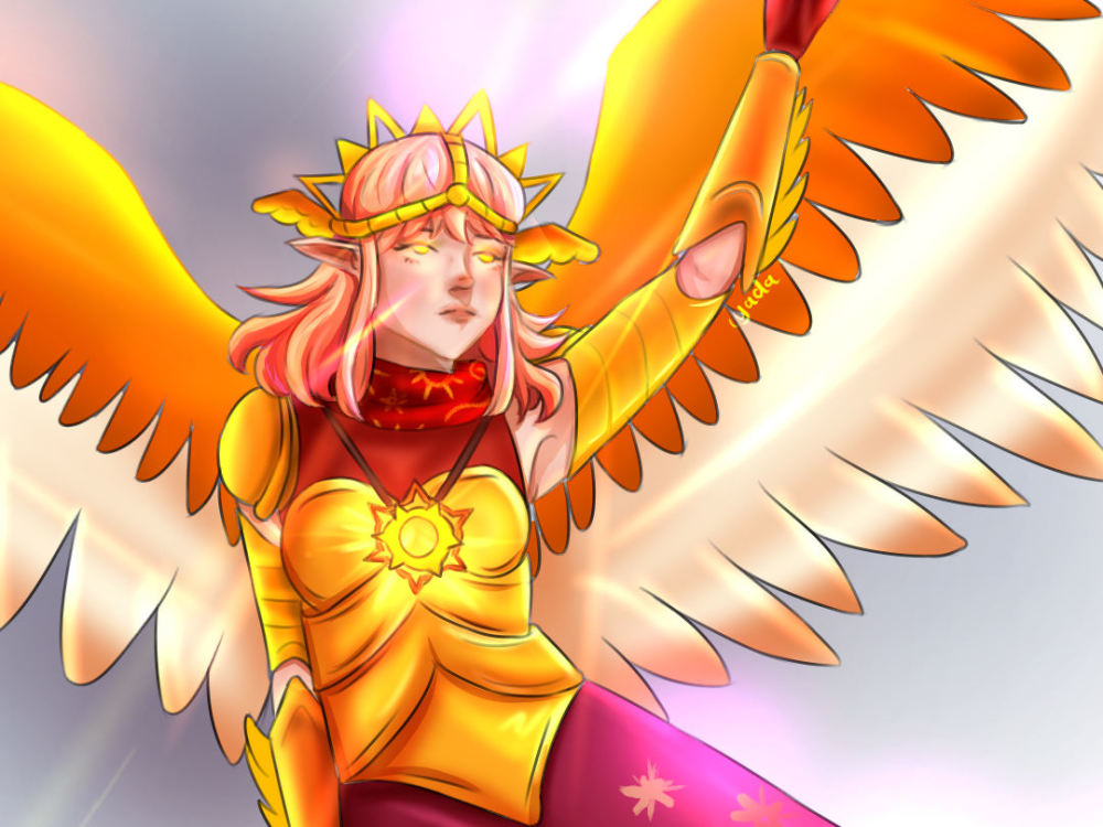 A semi-realistic, anime style illustration | Upwork