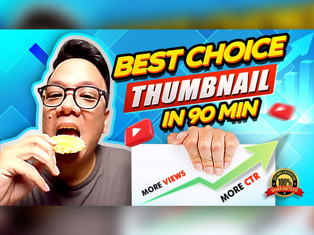 A high-quality attractive youtube thumbnail designs | Upwork