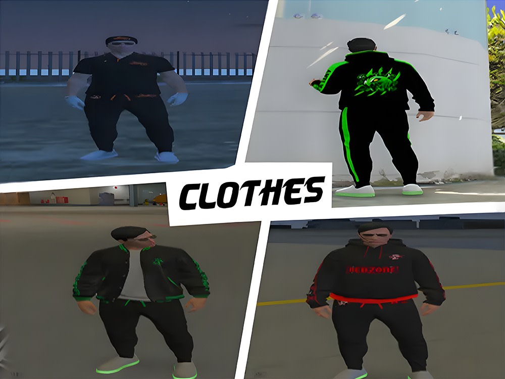 A custom fivem clothes to your gang or server | Upwork
