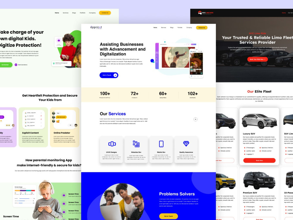 A Modern & Minimalist Website UI/UX Design | Upwork