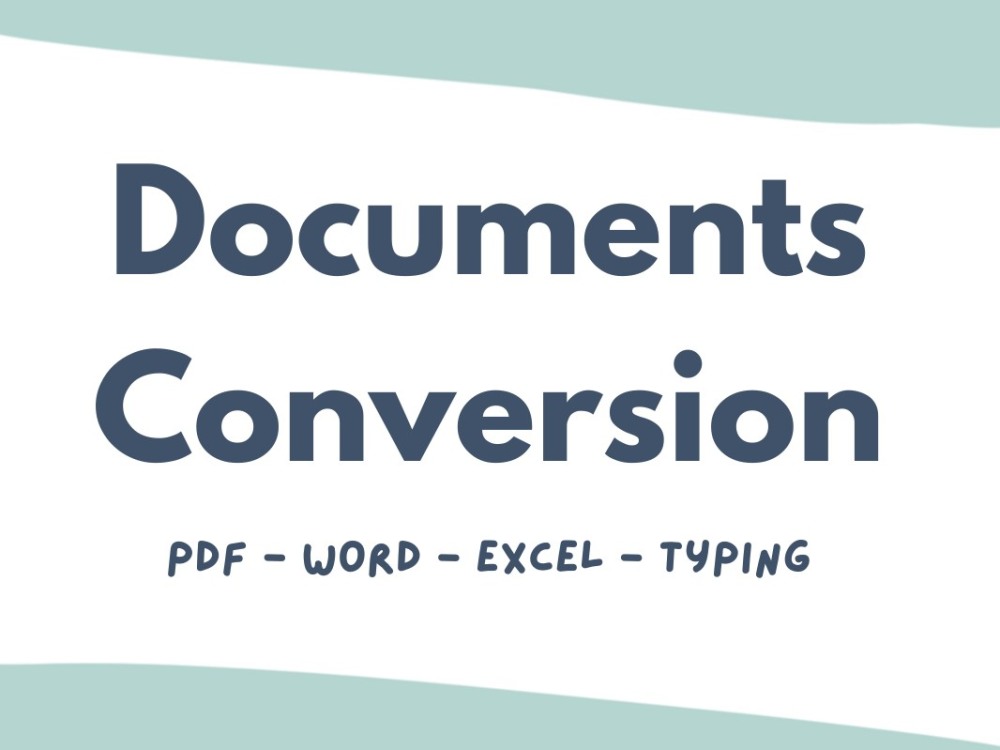 Expert Data Conversion Specialist: PDF to Word & Excel Conversions | Upwork