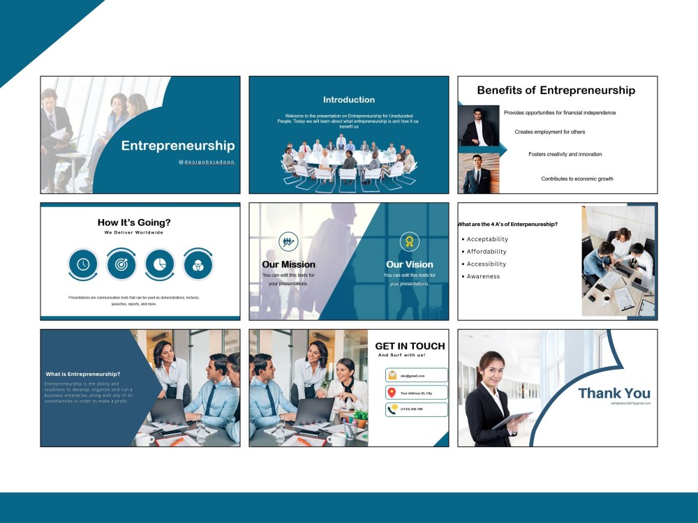 Sleek Designs for Modern Presentations | Upwork