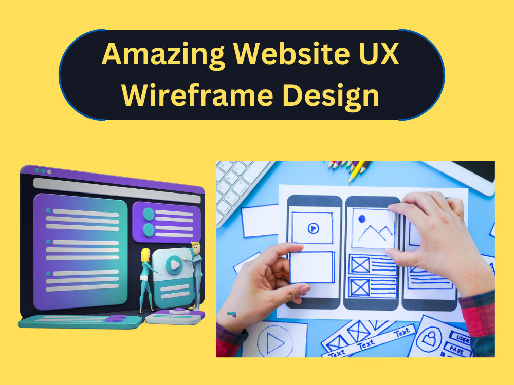 Amazing Figma website wireframe ux design, expert wireframe ux designer ...