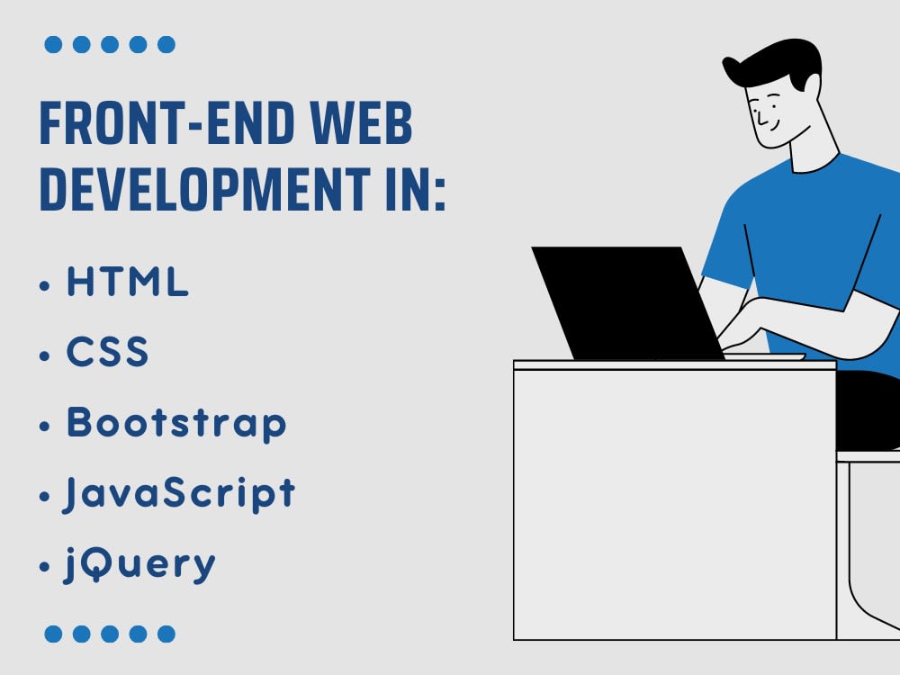 A Dynamic Website Frontend Developer In Html Css Bootstrap Javascript